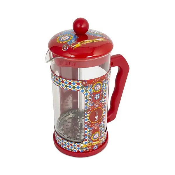 BIALETTI Coffeepress Carretto, 1 Liter - Carretto/red