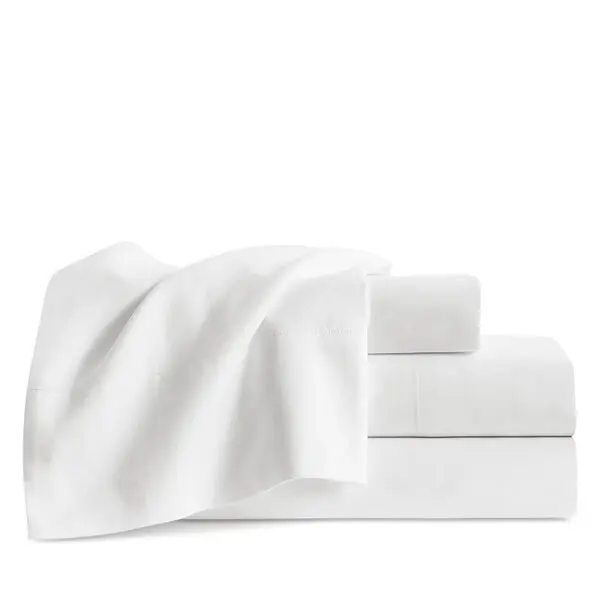 Dkny 425 Thread Count Cotton Sateen Sheet Set, King - Bright White