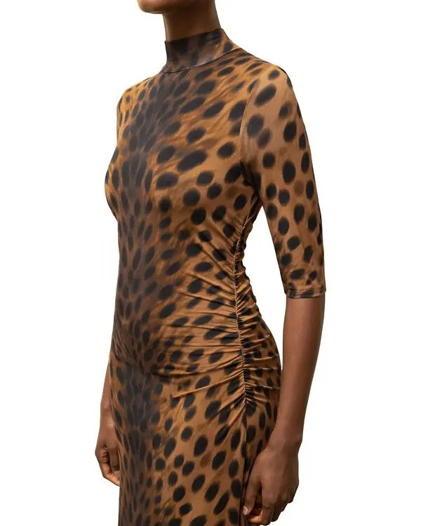 RO&ZO Mock Neck Jersey Dress