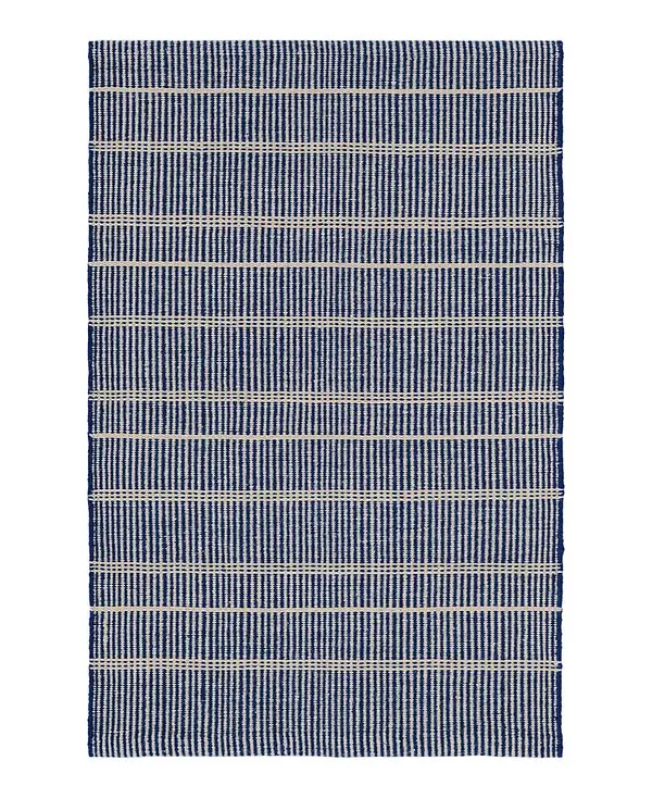 DASH & ALBERT Dash Albert Annie Selke Samson Indoor/outdoor Rdb322 Runner, 2'6x8'0 - Navy