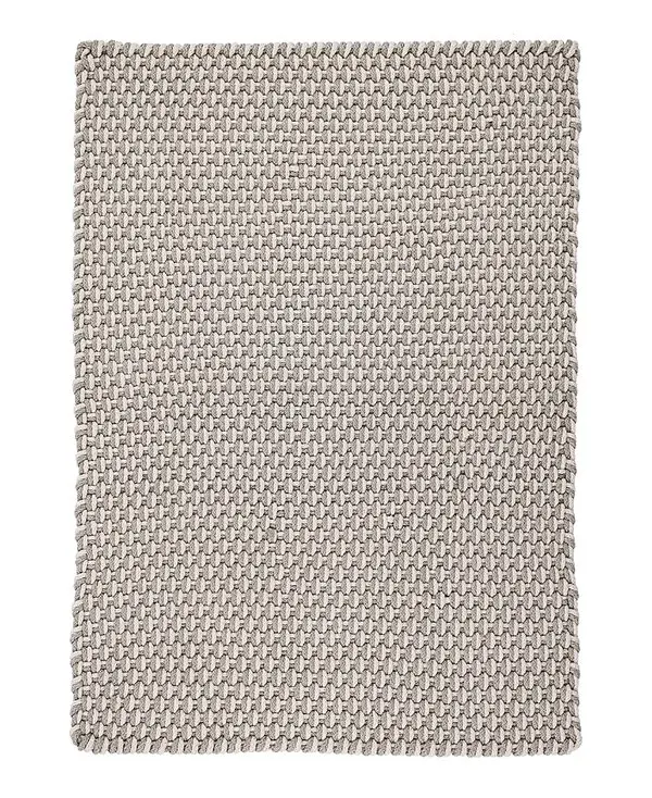 DASH & ALBERT BY ANNIE SELKE Dash Albert Annie Selke Two-tone Rope Indoor/outdoor Rdb224 Runner, 2'6x8'0 - Gray/ivory
