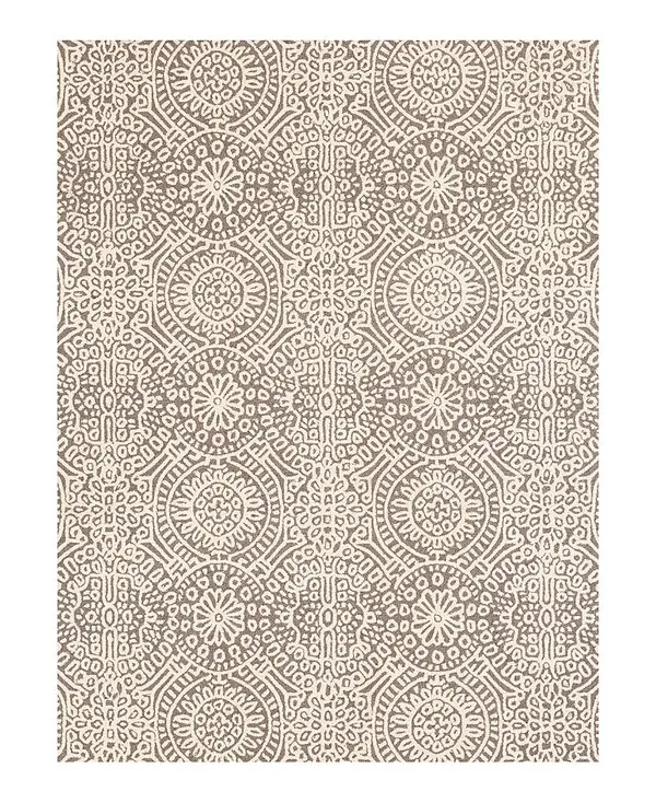 DASH & ALBERT BY ANNIE SELKE Dash Albert Annie Selke Temple Wool Rda423 Area Rug, 6'0x9'0 - Taupe