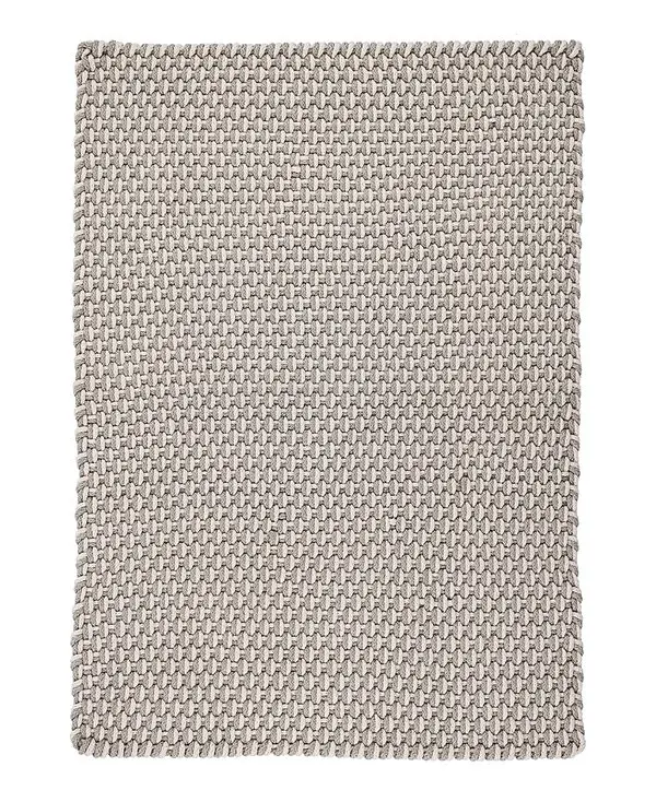 DASH & ALBERT BY ANNIE SELKE Dash Albert Annie Selke Two-tone Rope Indoor/outdoor Rdb224 Runner, 2'6x12'0 - Gray/ivory
