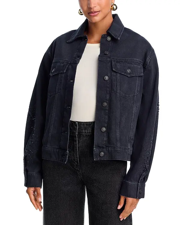 7 For All Mankind Twisted Denim Jacket