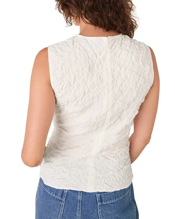 Whistles Textured Tank Top - Ivory
