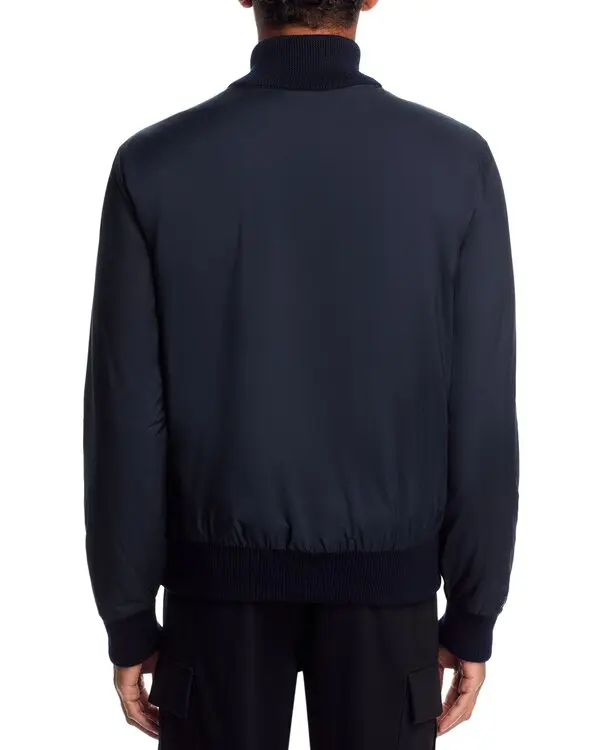 Moncler Tricot Mixed Media Cardigan
