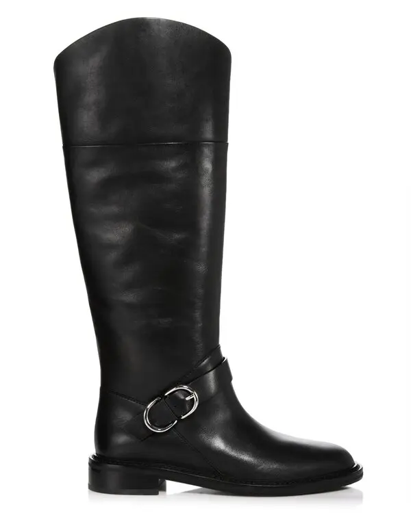 Rag & Bone Hayden Wide Calf Riding Boots - Black