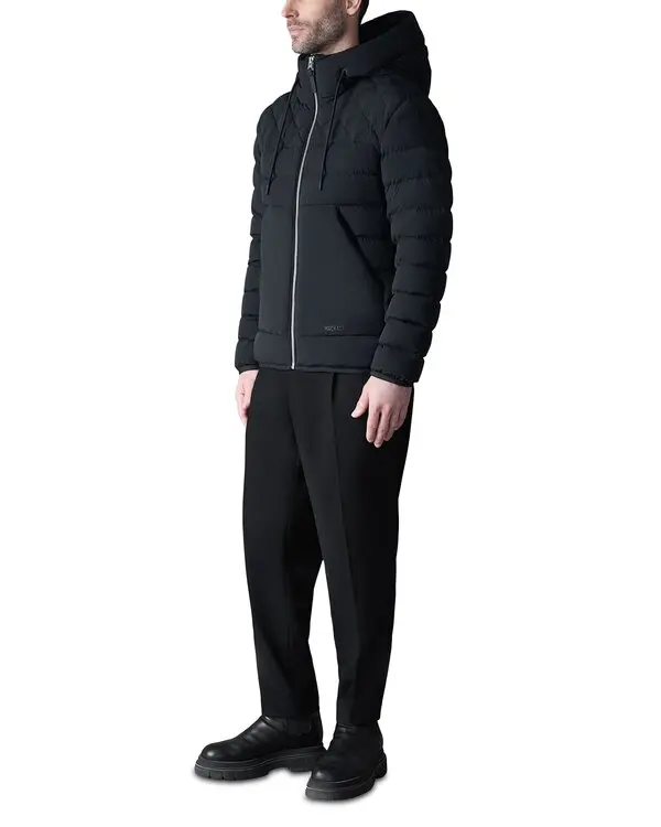 Mackage Bergen Quilted Hooded Down Jacket - Black