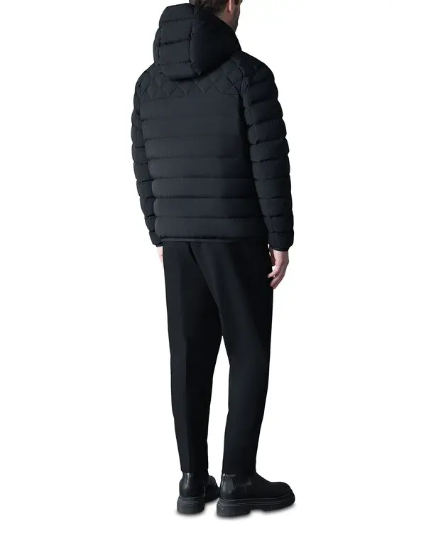 Mackage Bergen Quilted Hooded Down Jacket - Black