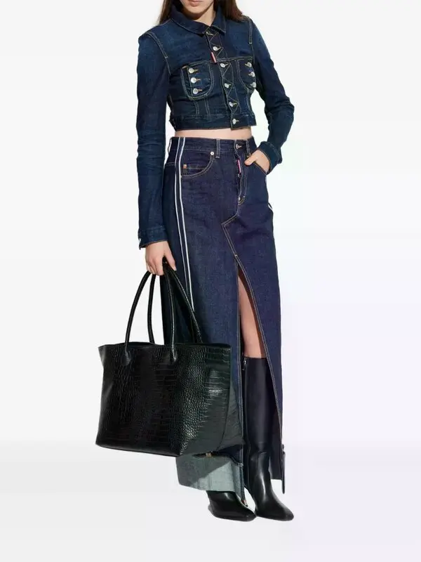 Dsquared2 Denim Cropped Jacket