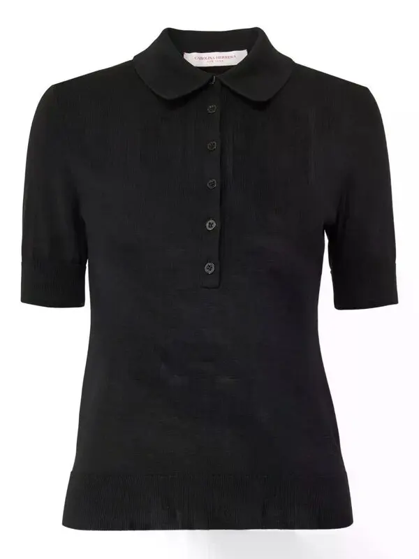 Carolina Herrera Short Sleeve Polo