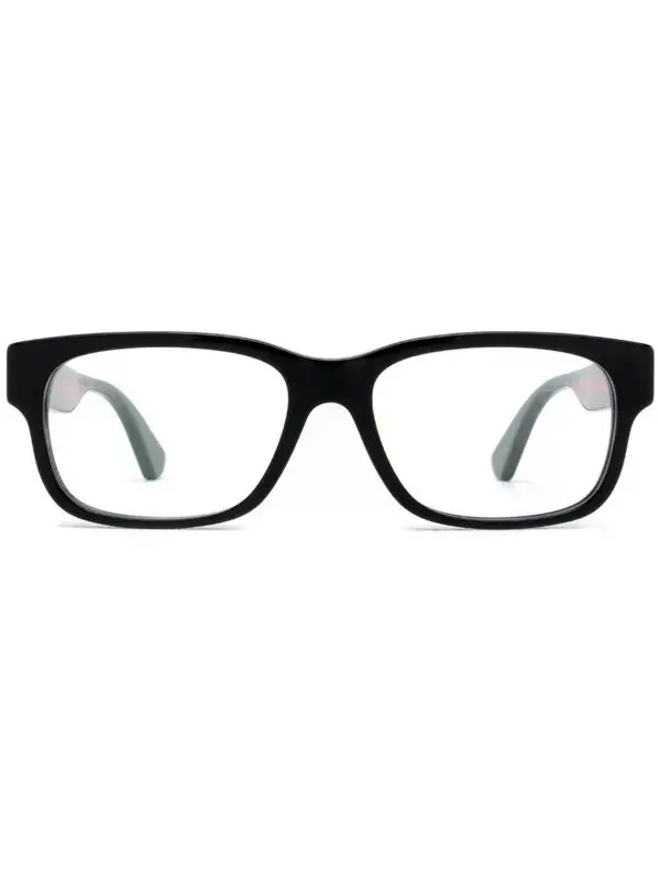 Gucci Rectangular Frame Glasses - Black
