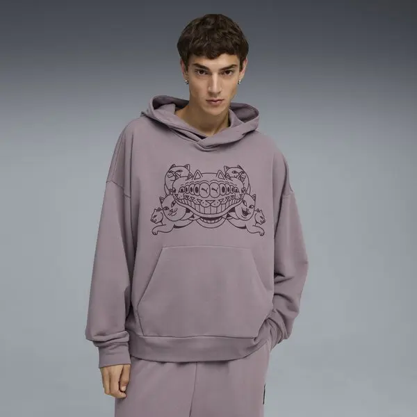 PUMA X Ripndip Boxy Fit Hoodie - Purple