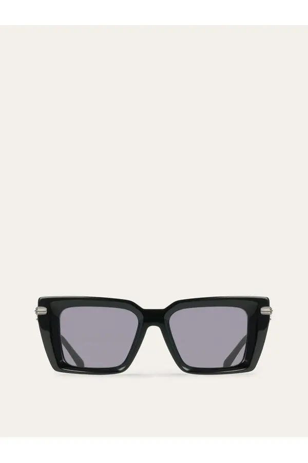 FERRAGAMO Rectangular Sunglasses - Black