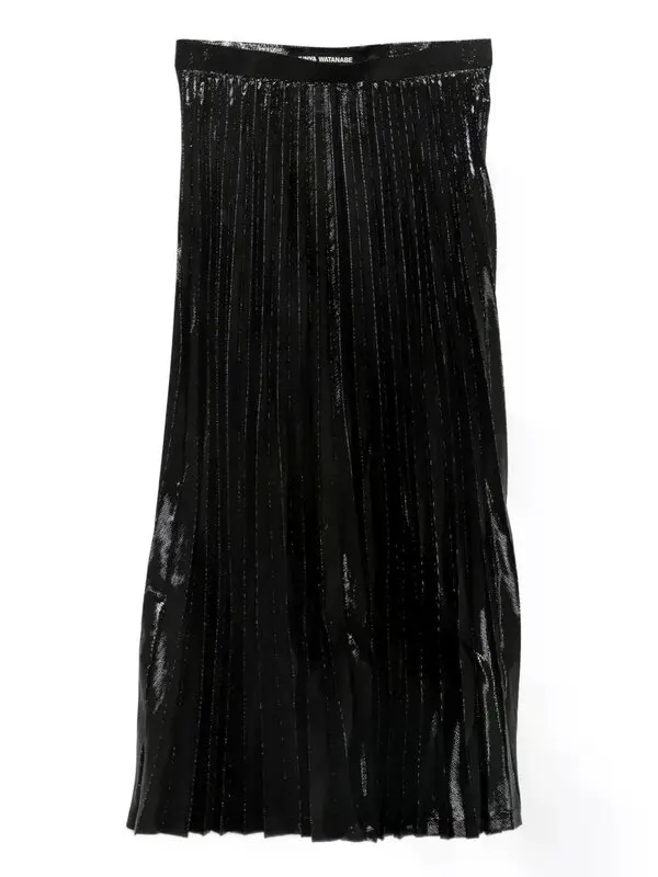 Junya Watanabe Pleated Skirt - Black