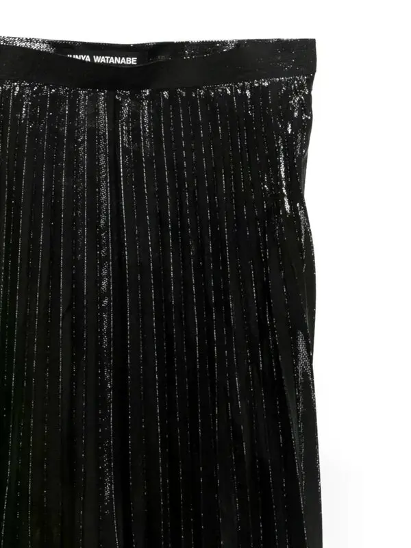 Junya Watanabe Pleated Skirt - Black