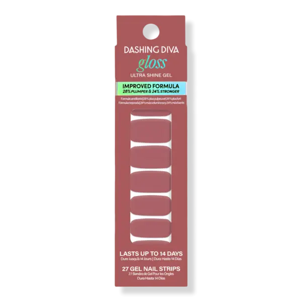 DASHING DIVA Gloss Color Gel Nail Polish Strips - Merit