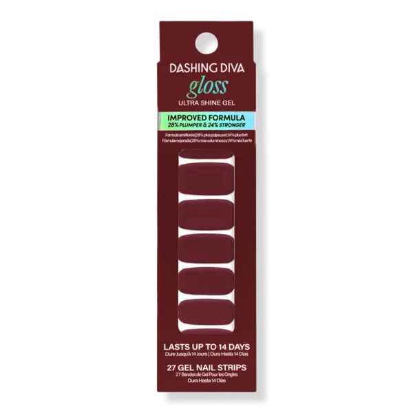 DASHING DIVA Gloss Color Gel Nail Polish Strips - Anko