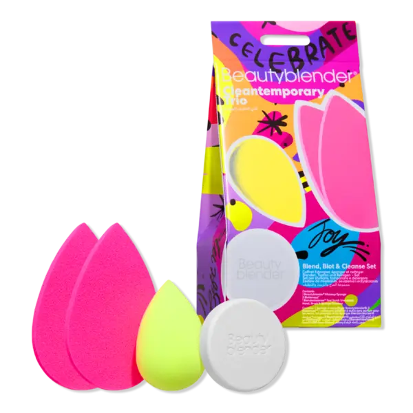 BEAUTYBLENDER Cleantemporary Trio Blend, Blot & Cleanse Set - One-color