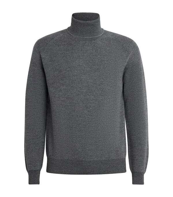 Brioni Knitted Rollneck Sweater