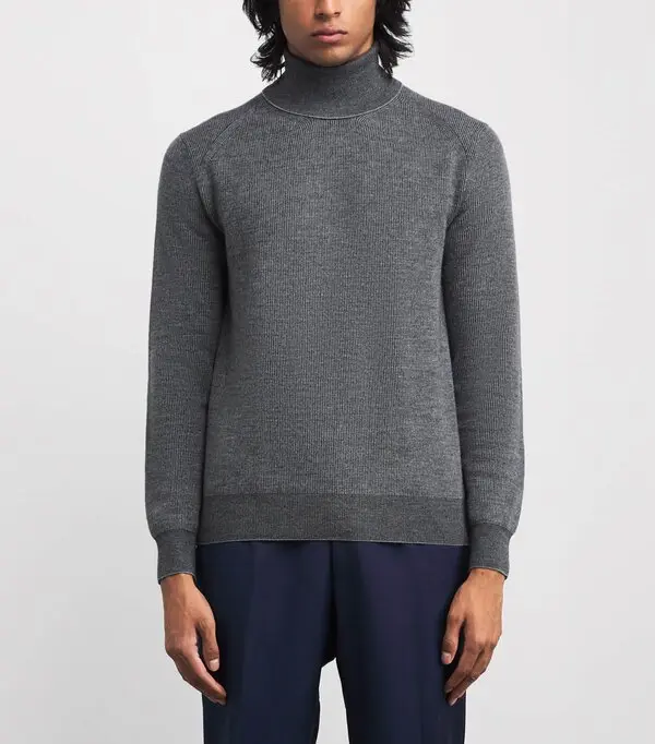 Brioni Knitted Rollneck Sweater