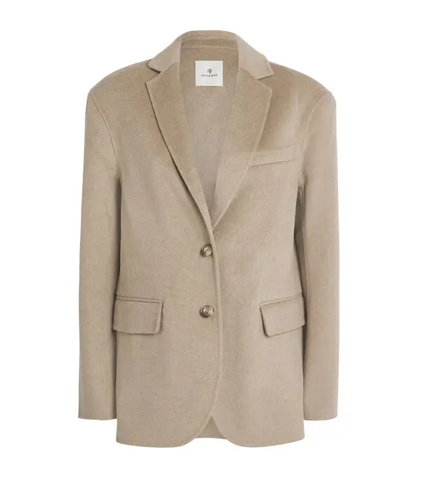 ANINE BING Wool-cashmere Quinn Blazer