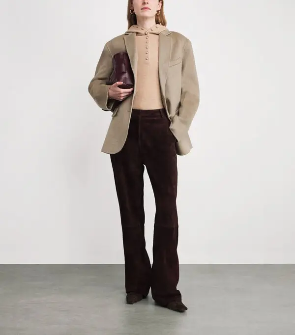ANINE BING Wool-cashmere Quinn Blazer