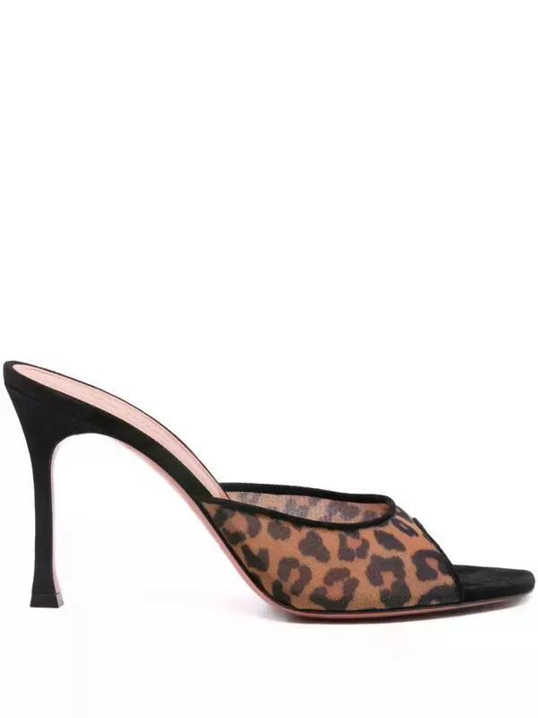 Amina Muaddi 95mm Alexa Heeled Mules