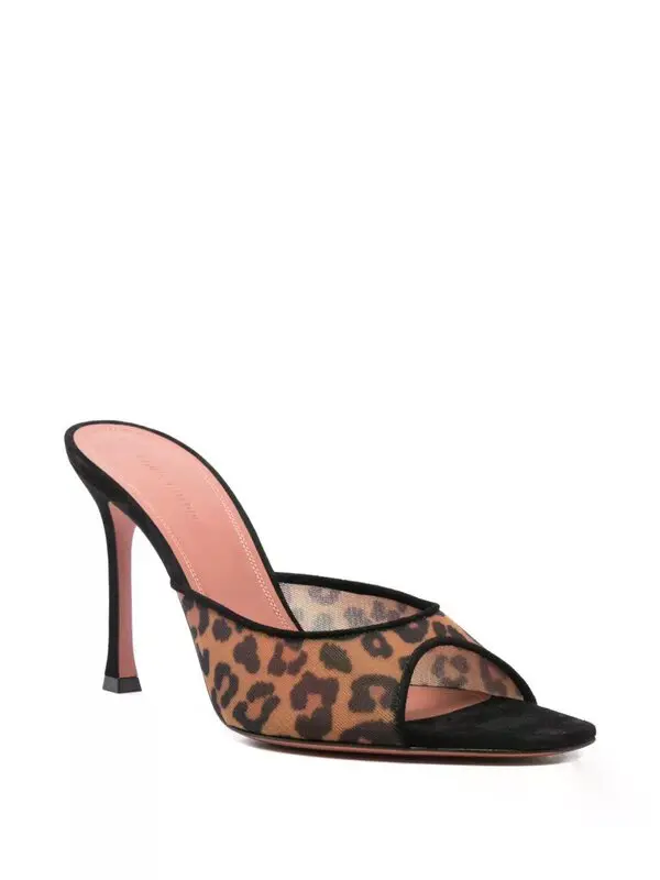 Amina Muaddi 95mm Alexa Heeled Mules