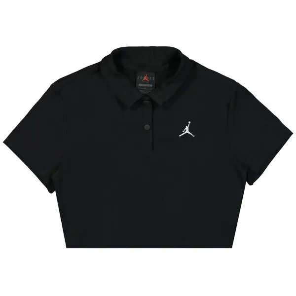 JORDAN Cropped Ribbed Polo