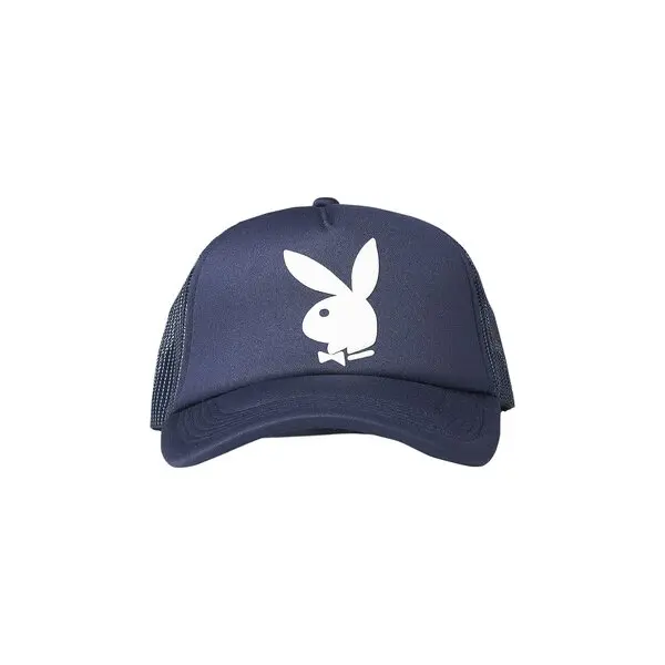 PLEASURES Bunny Trucker Cap - Blue