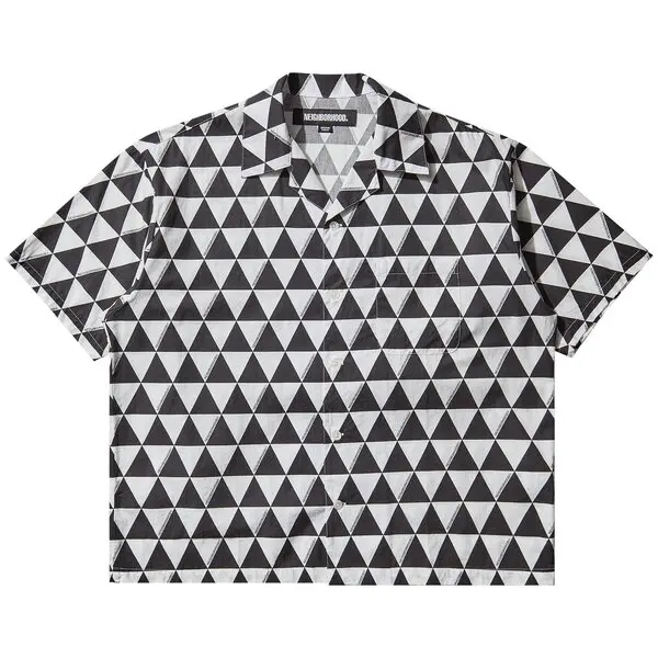 NEIGHBORHOOD Triangle Pattern Hawaiian Shirt