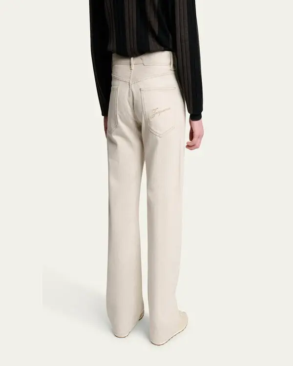 Jacquemus Le De-nimes Straight-fit Jeans