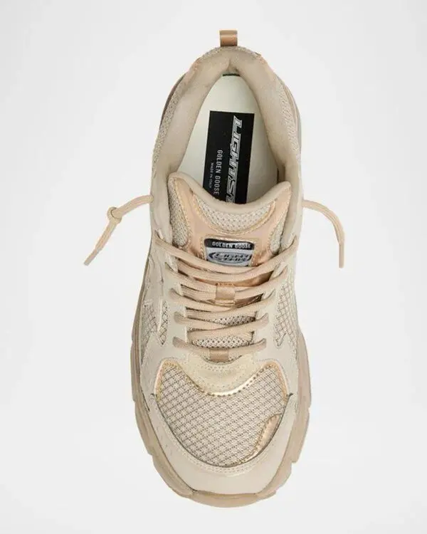 GOLDEN GOOSE Lightstar Runner Sneakers - Gray