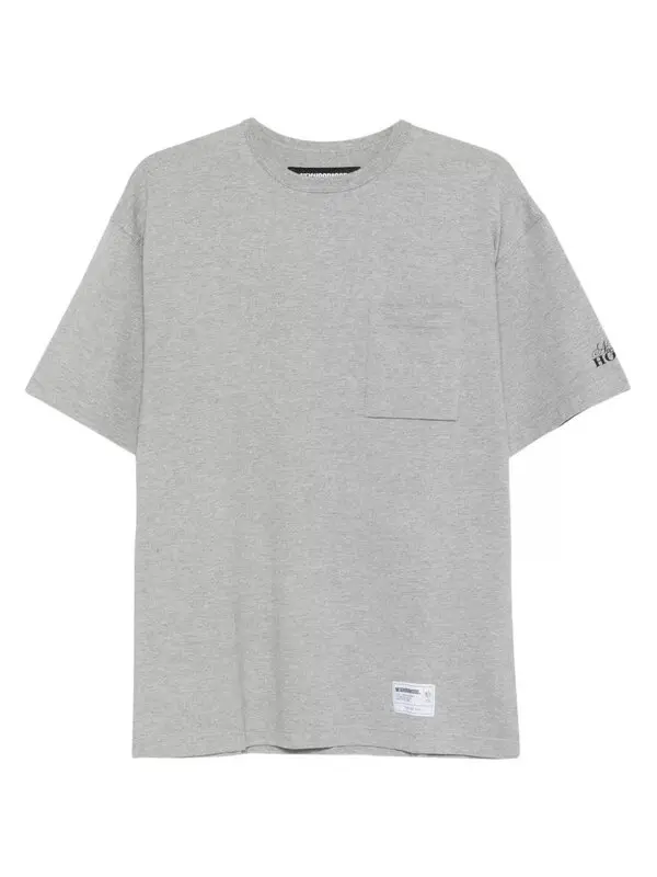 NEIGHBORHOOD Logo-patch T-shirt - Grey