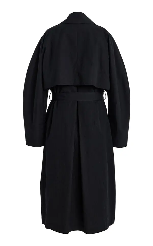 ASHLYN - Andre Cotton Jacquard Trench Coat