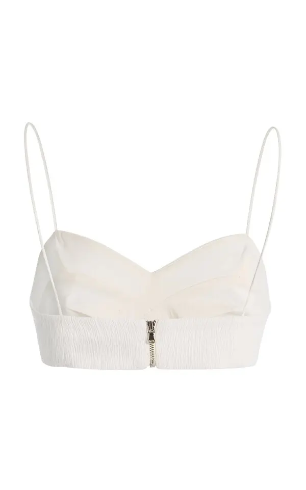 ASHLYN Mason Structured Cotton Jacquard Bralette