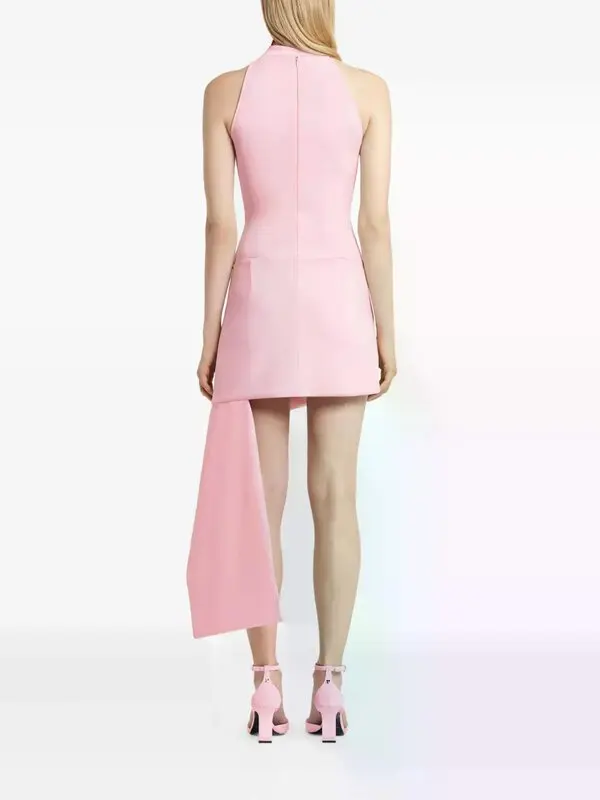 COURREGES Asymmetric High-neck Dress