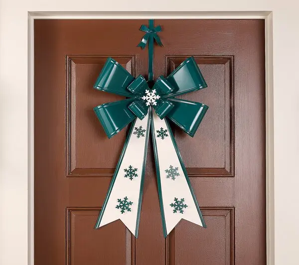 HOME REFLECTIONS 26' Oversize Metal Holiday Bow - One-color