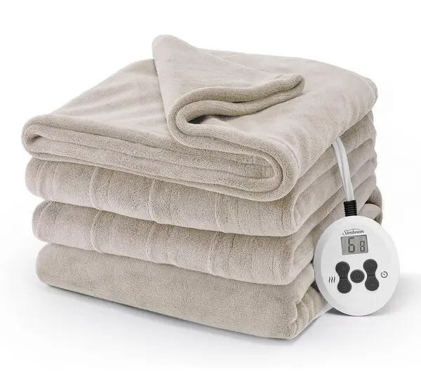 SUNBEAM Royal Posh Heated Blanket-full