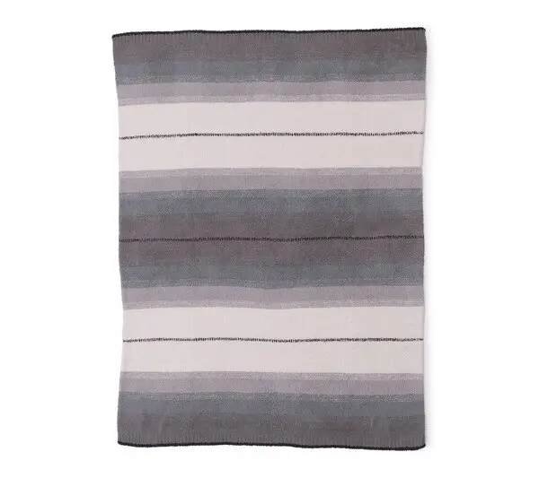 Barefoot Dreams Cozychic Ombre Sarape Throw 54x 72