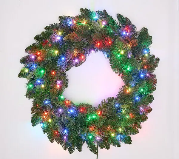 BETHLEHEM LIGHTS 26' Color Prism Wreath