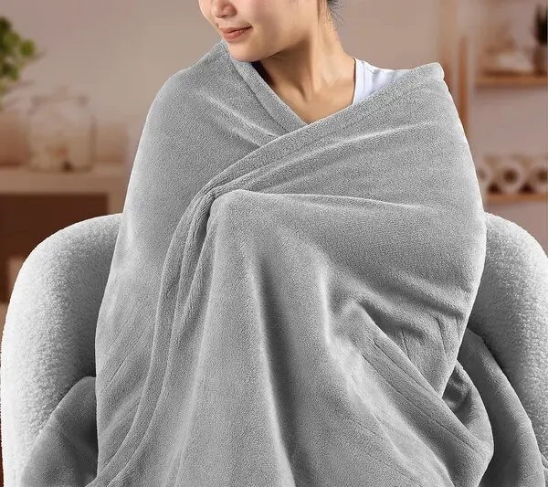 SUNBEAM Nordic Velvet Heated Throw