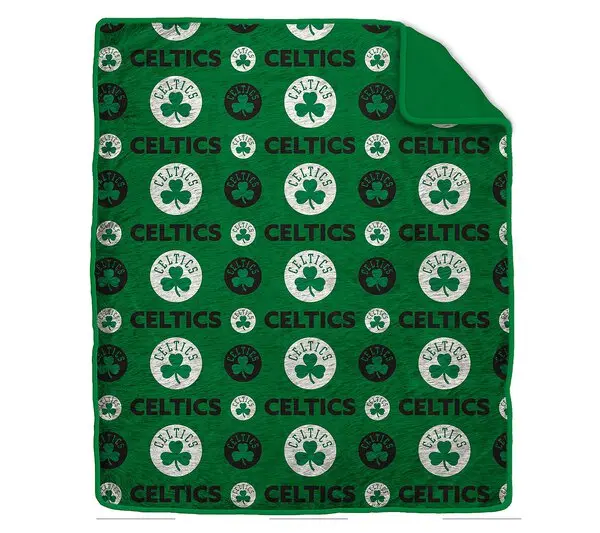 PEGASUS SPORTS Nba Tonal Wordmark Faux Fur Blan Ket - One-color