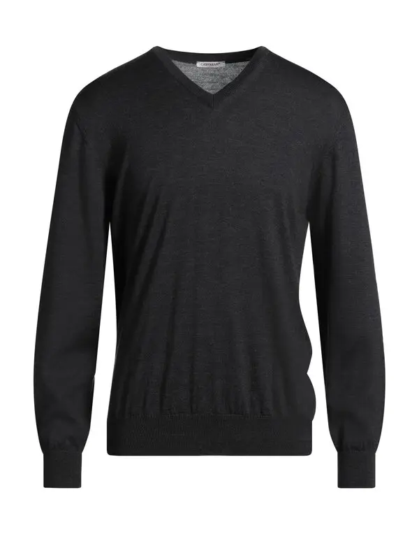GIOFERRARI Merino Wool V-neck Sweater - Grey