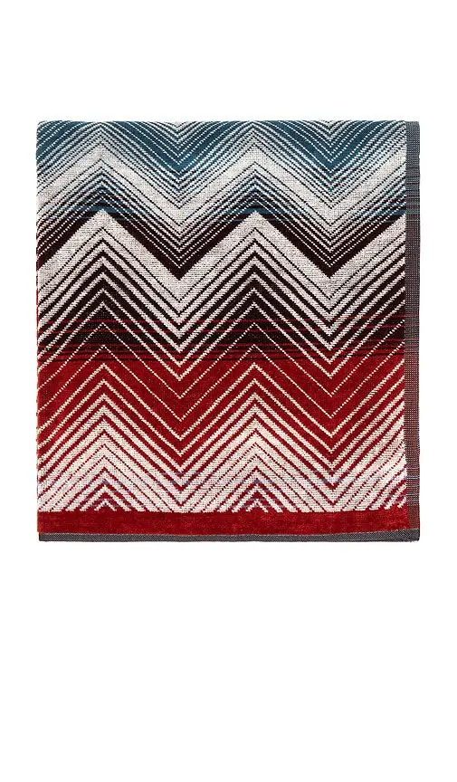 Missoni Marea Bath Towel In Red