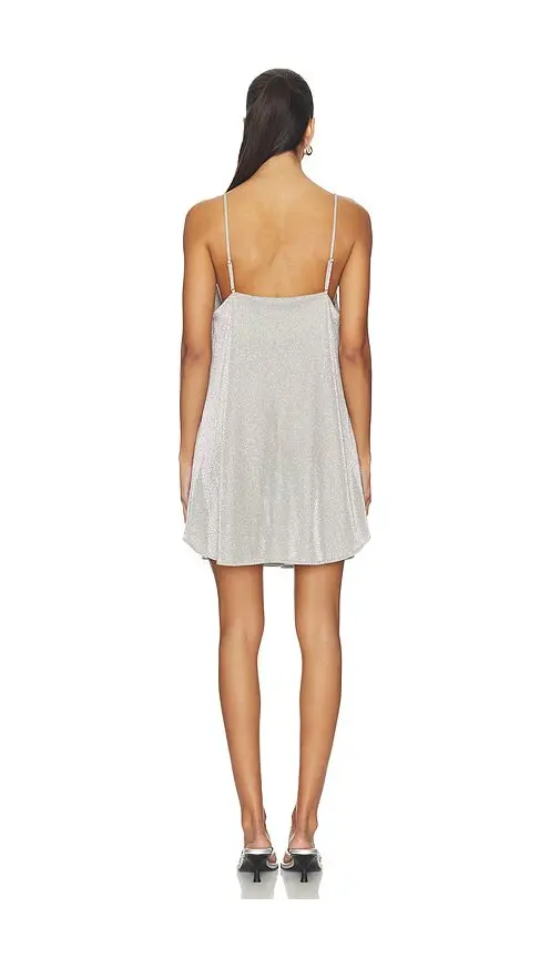 KATE BARTON Peyton Cowl Neck Mini Dress