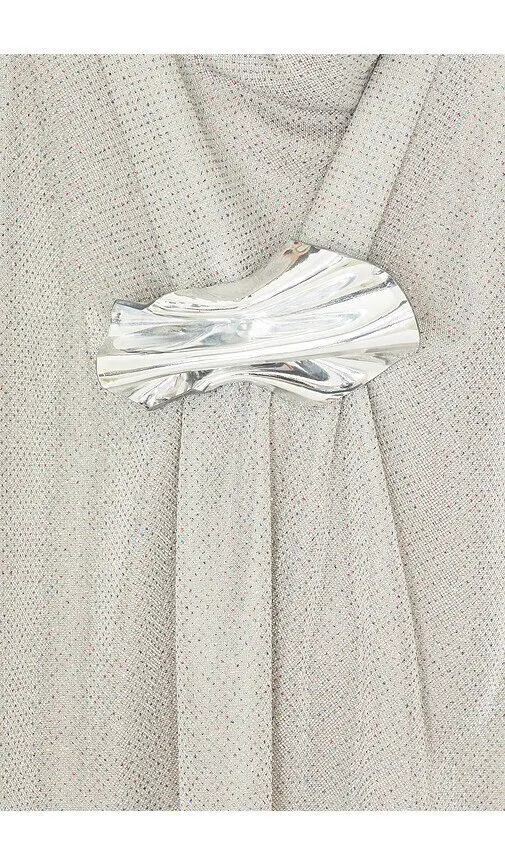 KATE BARTON Peyton Cowl Neck Mini Dress
