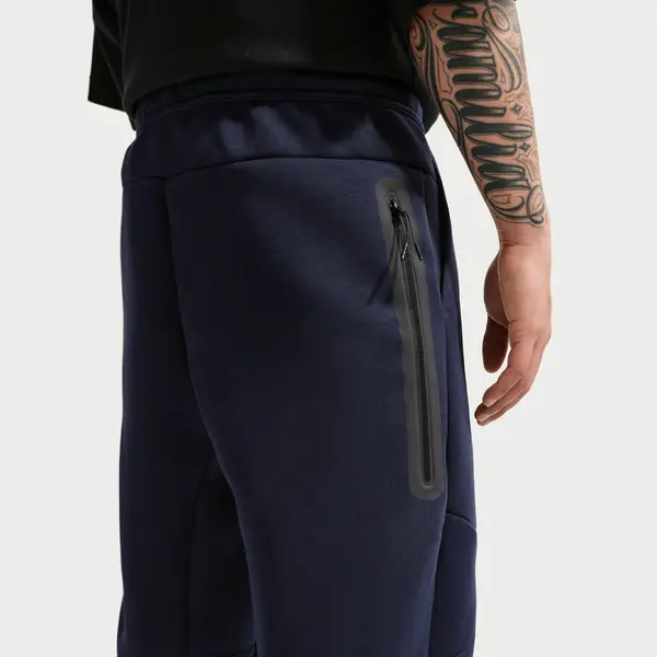 Nike Tech Open-hem Fleece Pants - Blue