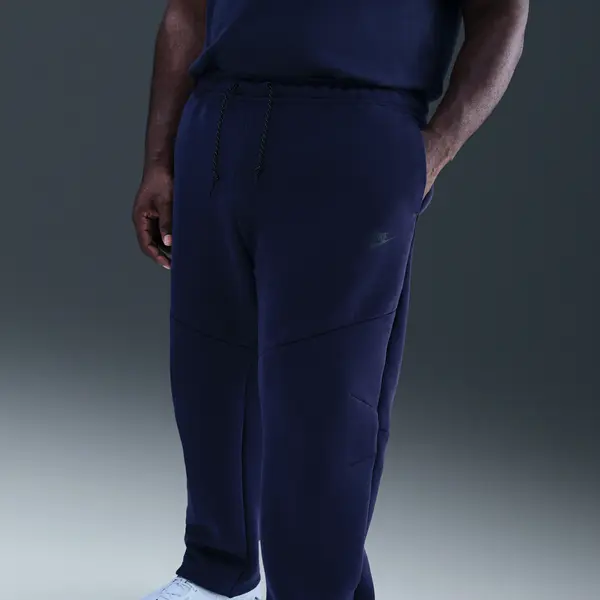 Nike Tech Open-hem Fleece Pants - Blue